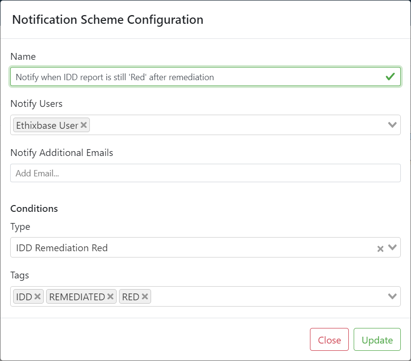 Setting up Notification Schemes – Ethixbase360